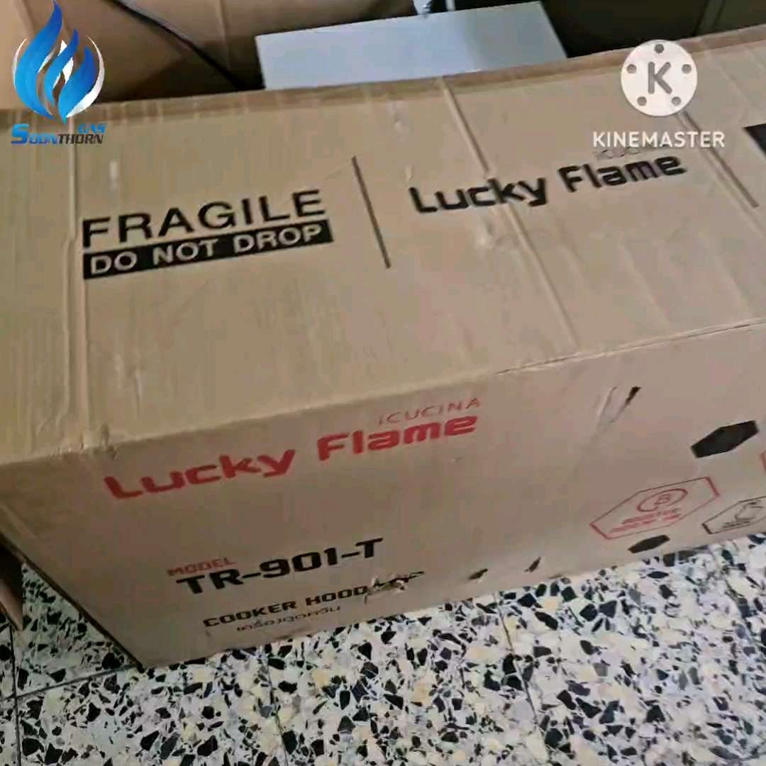 LuckyFlame เครื่องดูดควันรุ่นเทอร์โบ ขนาด 90 ซม. TR-901T | Lazada.co.th