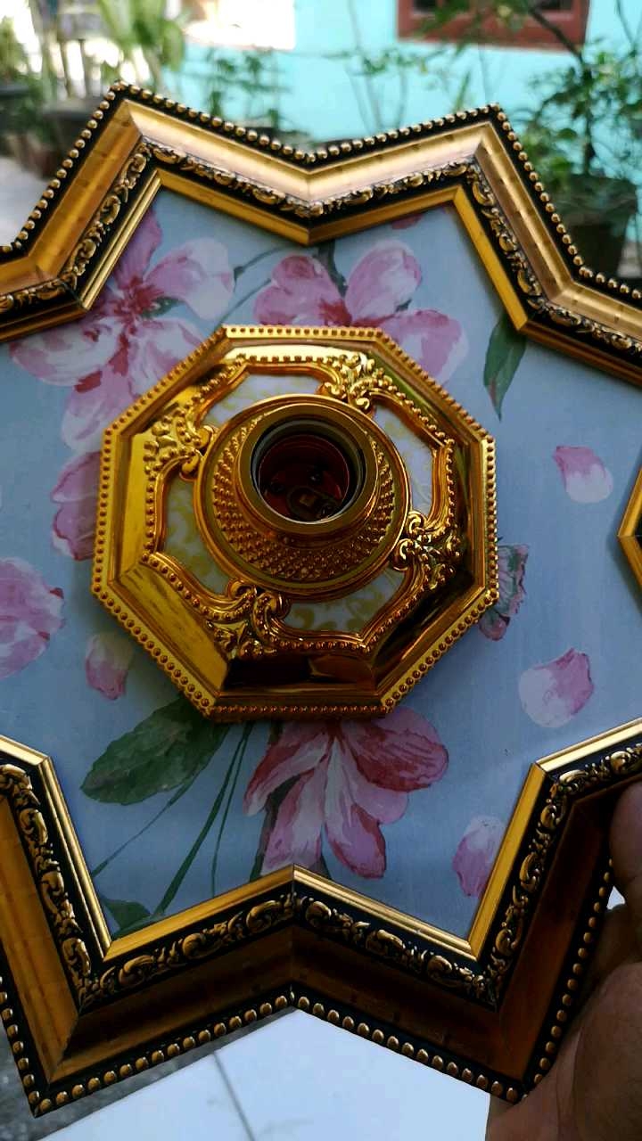 Ornamen Plafon Gypsum Pvc Dak Beton Motif Biru 06 40X40 Cm | Fitting ...