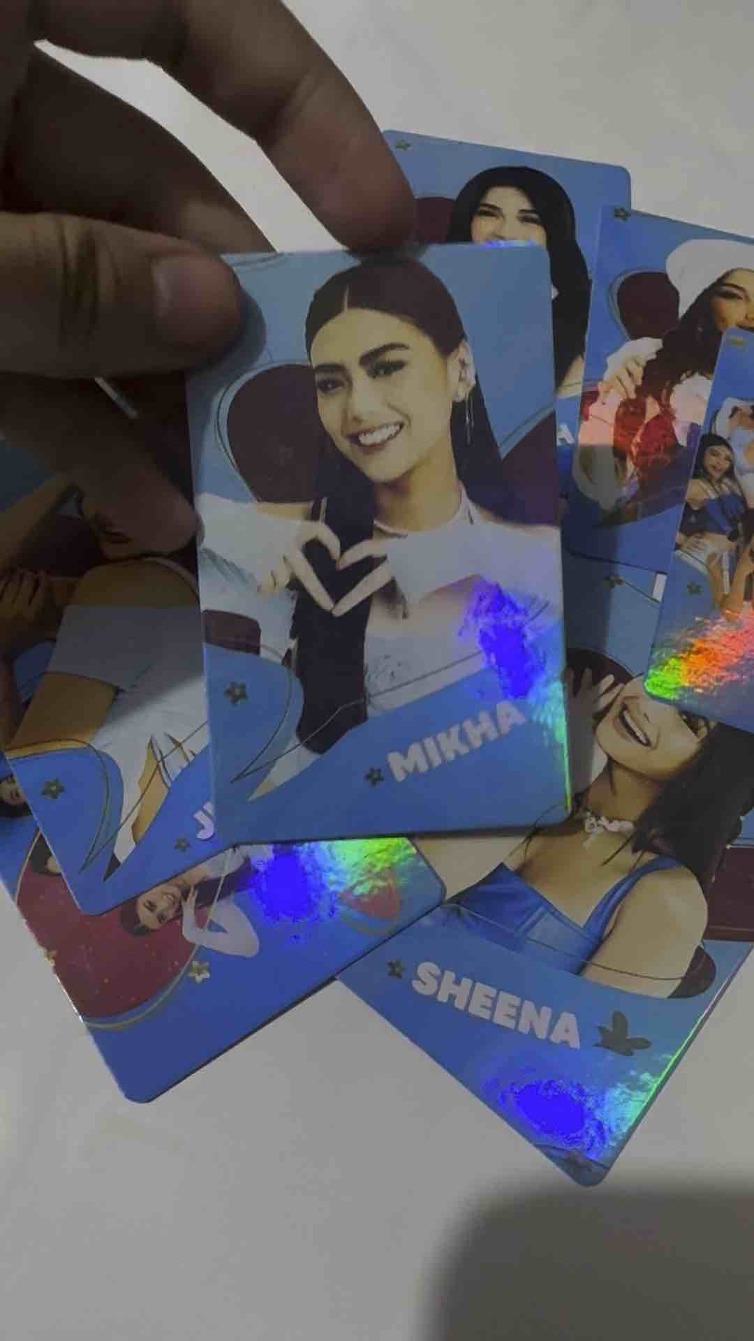 BINI Modess x Bini Unofficial Jollibee x Bini laminated photocards ...