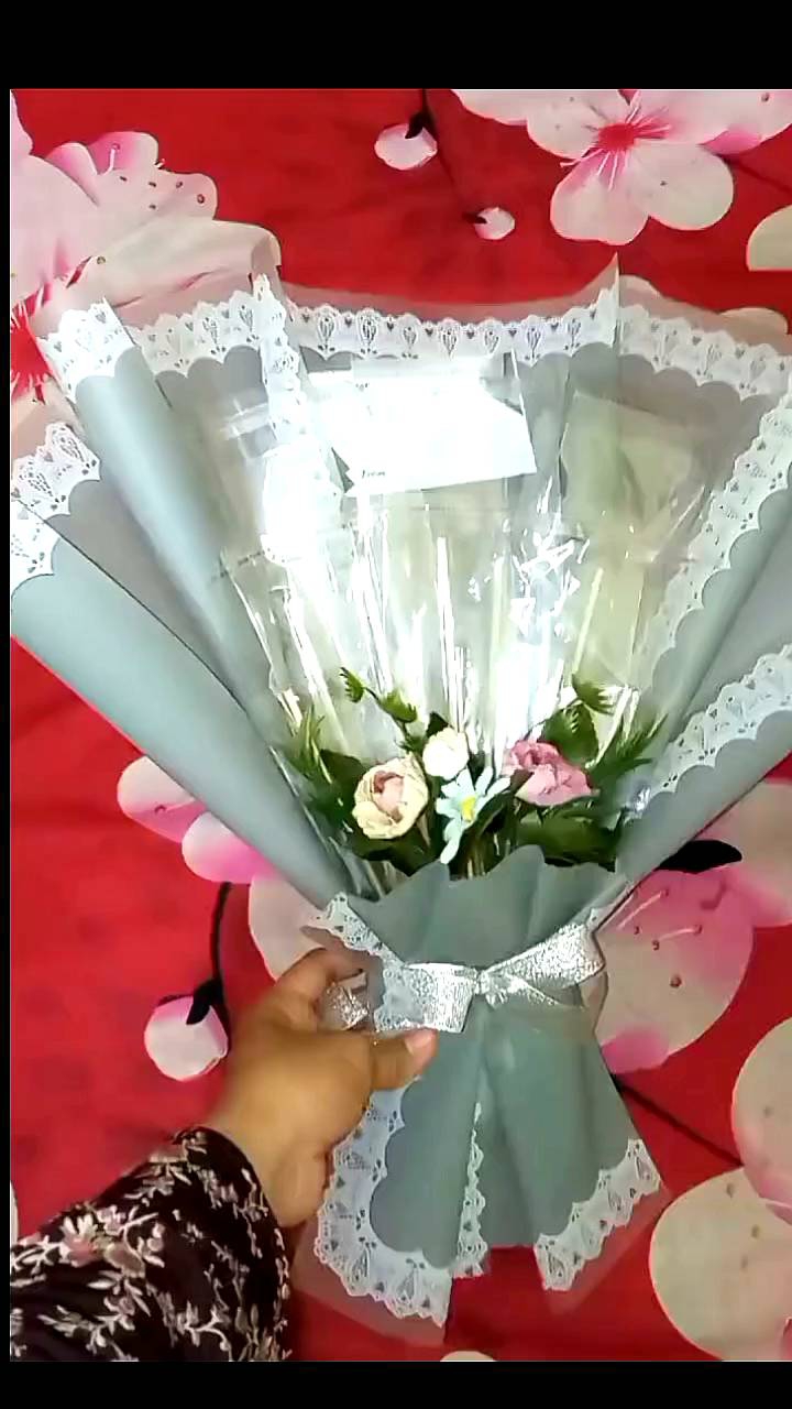 buket kosongan premium bunga 10 lembar (free kartu ucapan) | Lazada ...