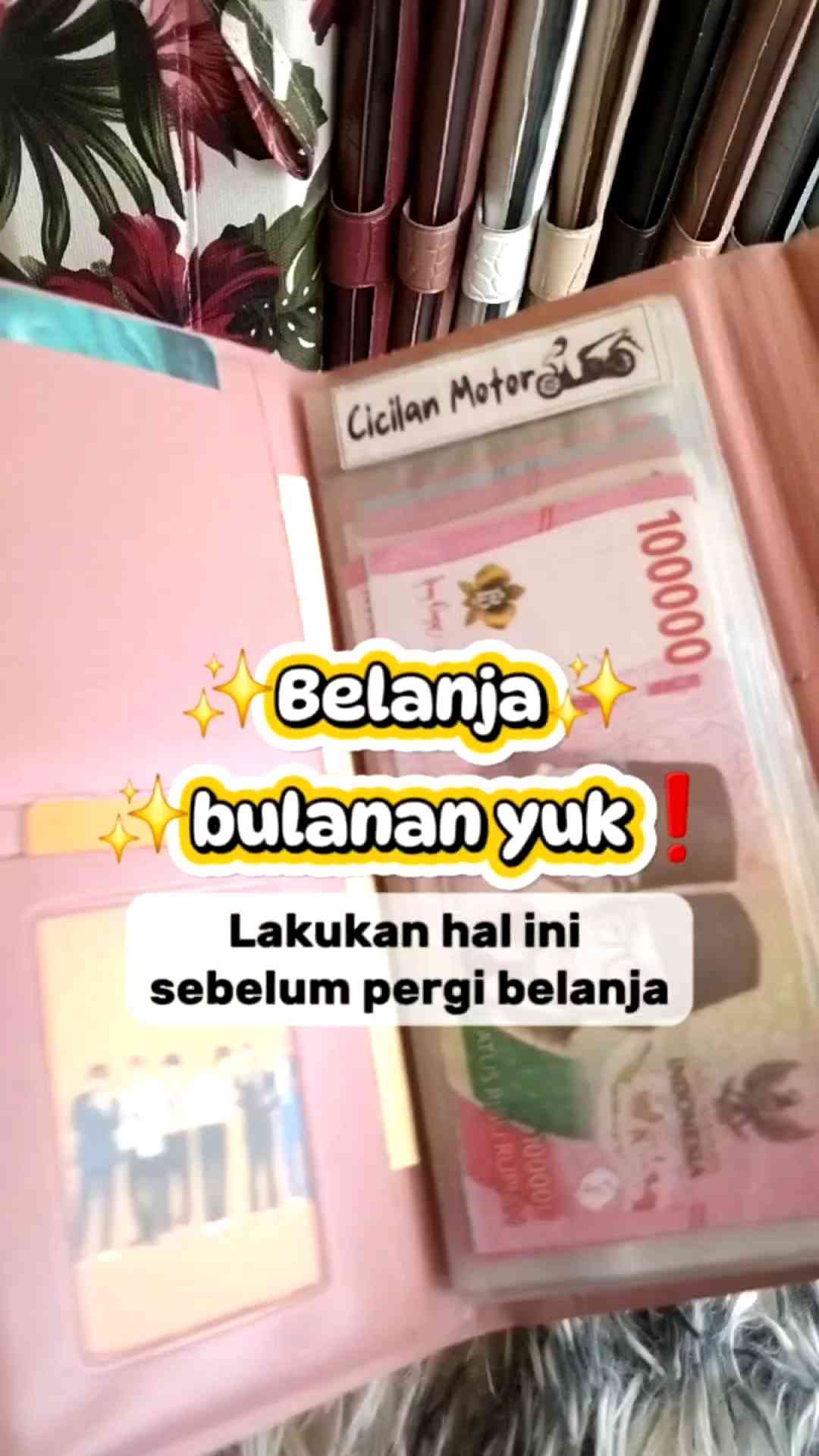 stiker dompet budgeting kebutuhan menikah stiker dompet organizer ...