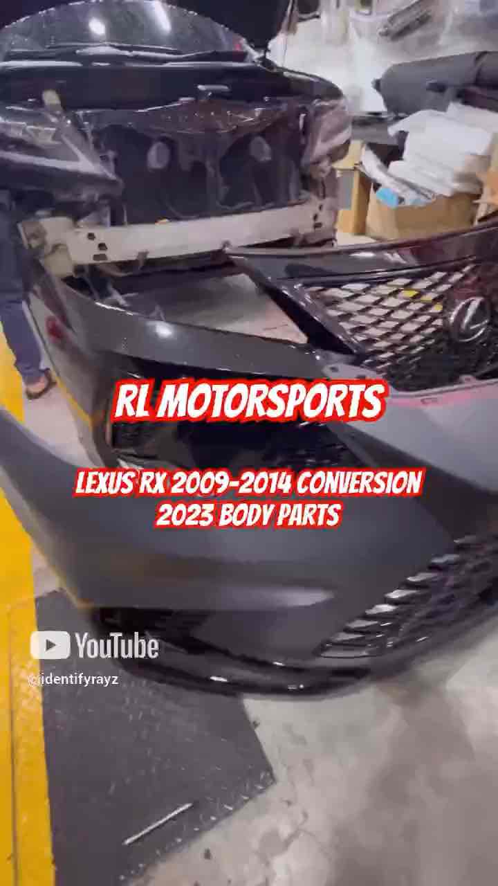 Lexus RX270 RX350 09-14 convert 2023 RX bodykit body kit front rear ...