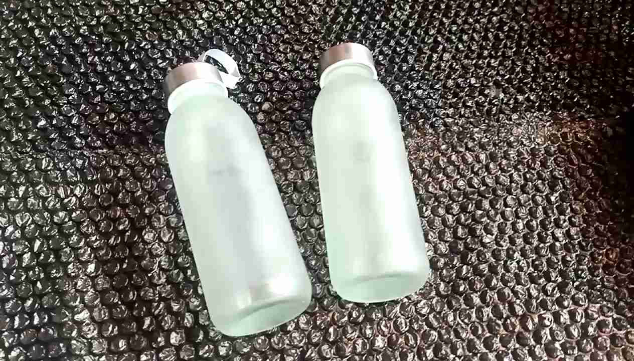 Botol Minum Kaca Doff 420 Ml Tali | Lazada Indonesia
