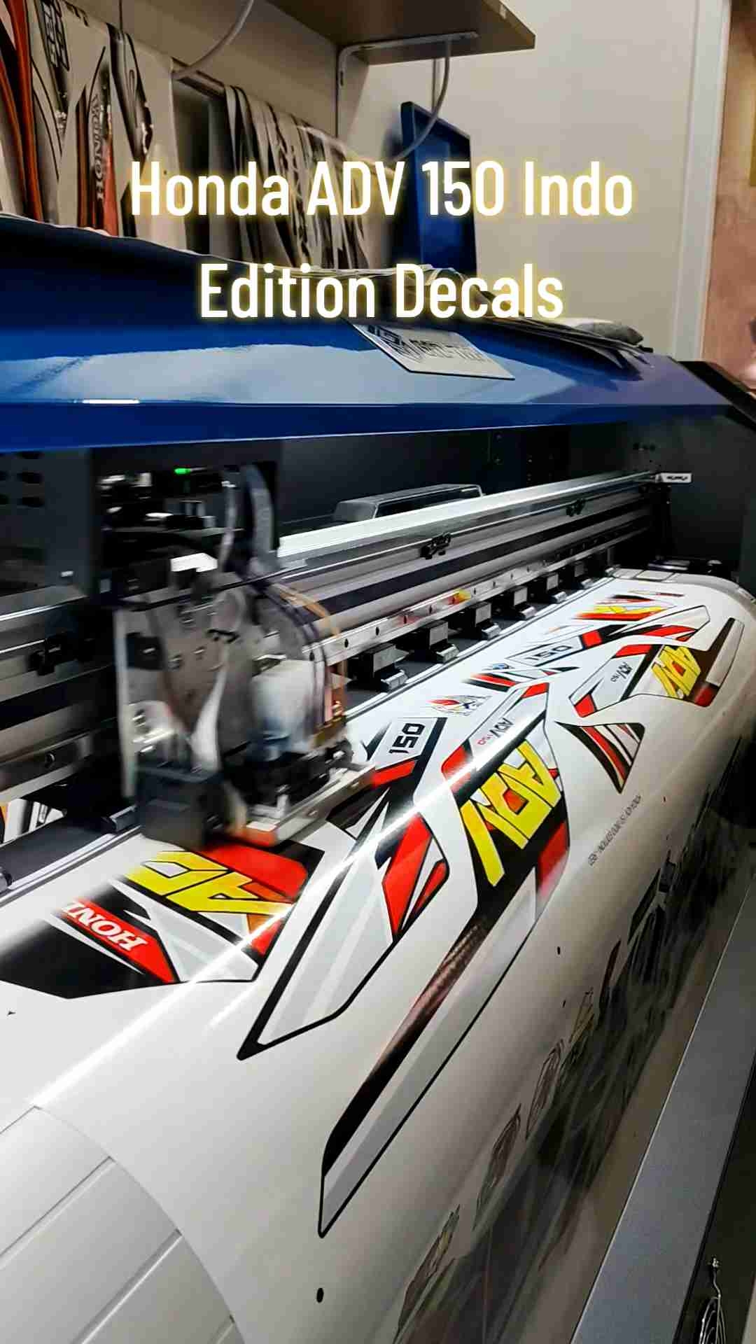 HONDA ADV 150 INDO EDITION DECALS (WATERPROOF, LAMINATED, FADE PROOF ...