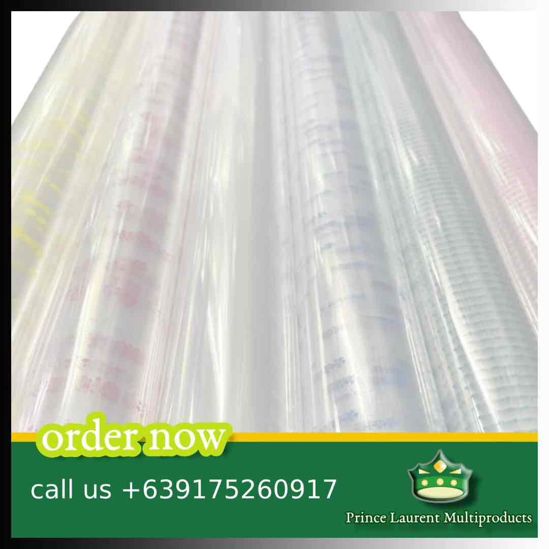 [1 roll] floral wrap, bilao wrap, plastic with design, flower bouquet ...