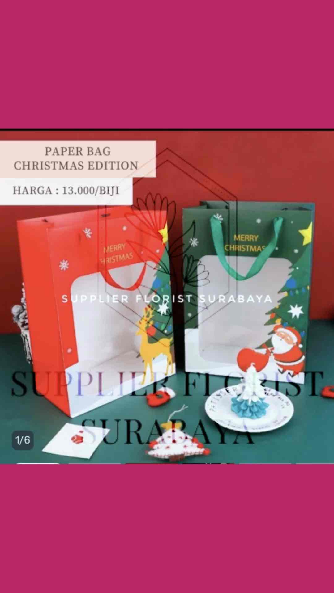 [35 X 24 X 14CM] PAPER BAG NATAL CHRISTMAS EDITION KERTAS TAS KERTAS ...