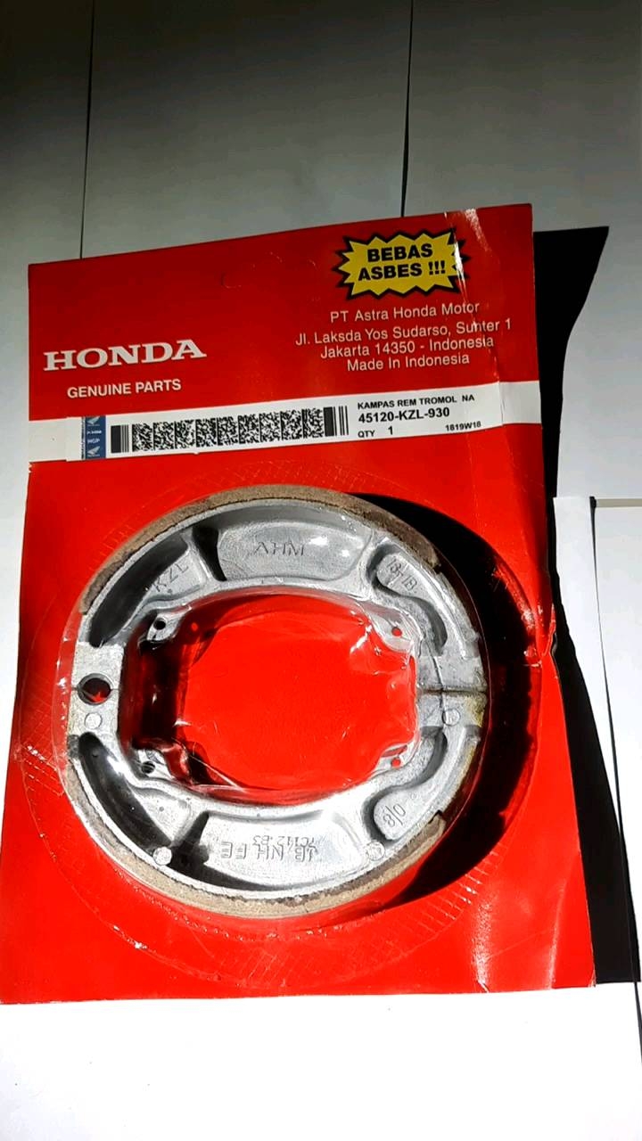 Genuine Honda Click V1 125i 150i Brake pad Brake Shoe High Quality ...