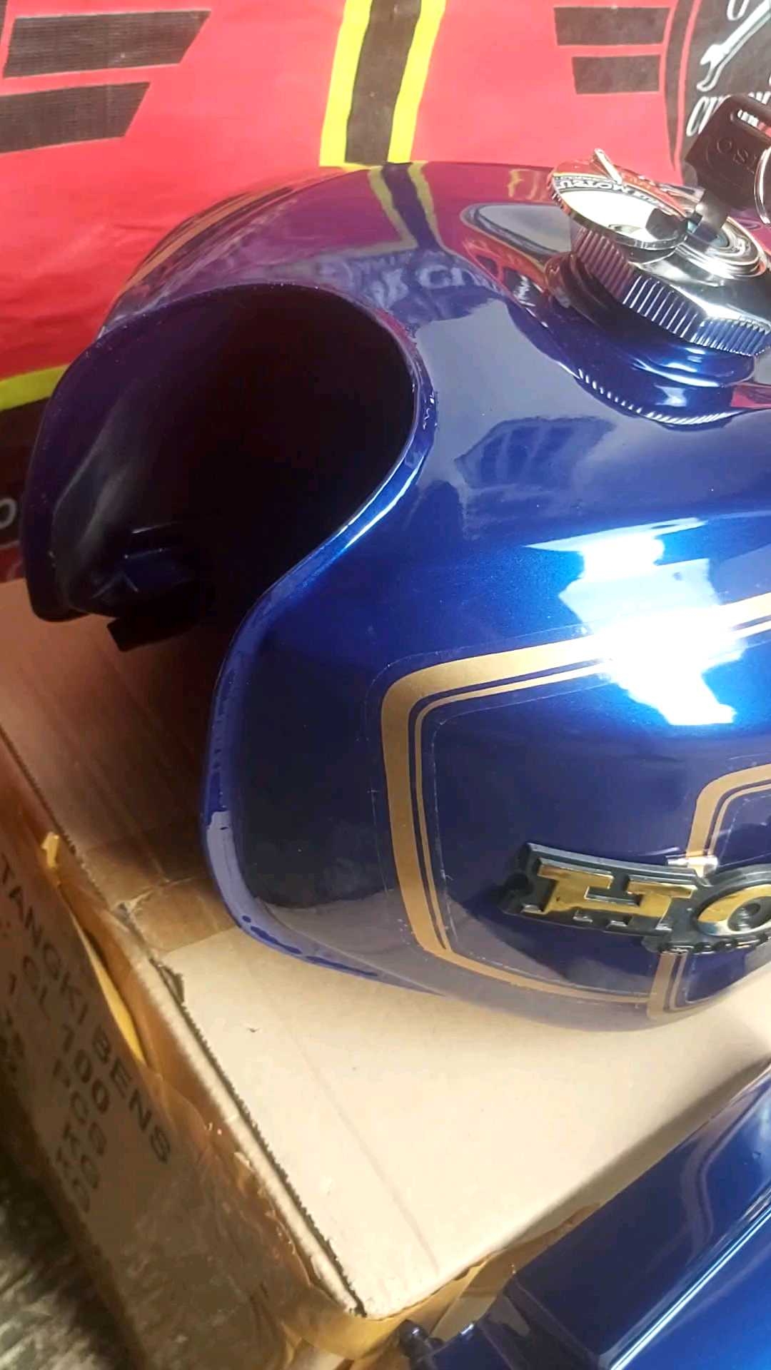 BAJU BODY GL 100 TANGKI BENSIN GL 100 GL 125 GL CEPEK PRES PABRIKAN ...