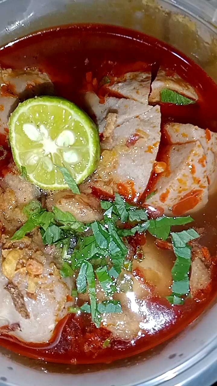 Bakso Pentol Kuah Mercon Super Pedas Khas Bandung Baso Sapi Frozen ...
