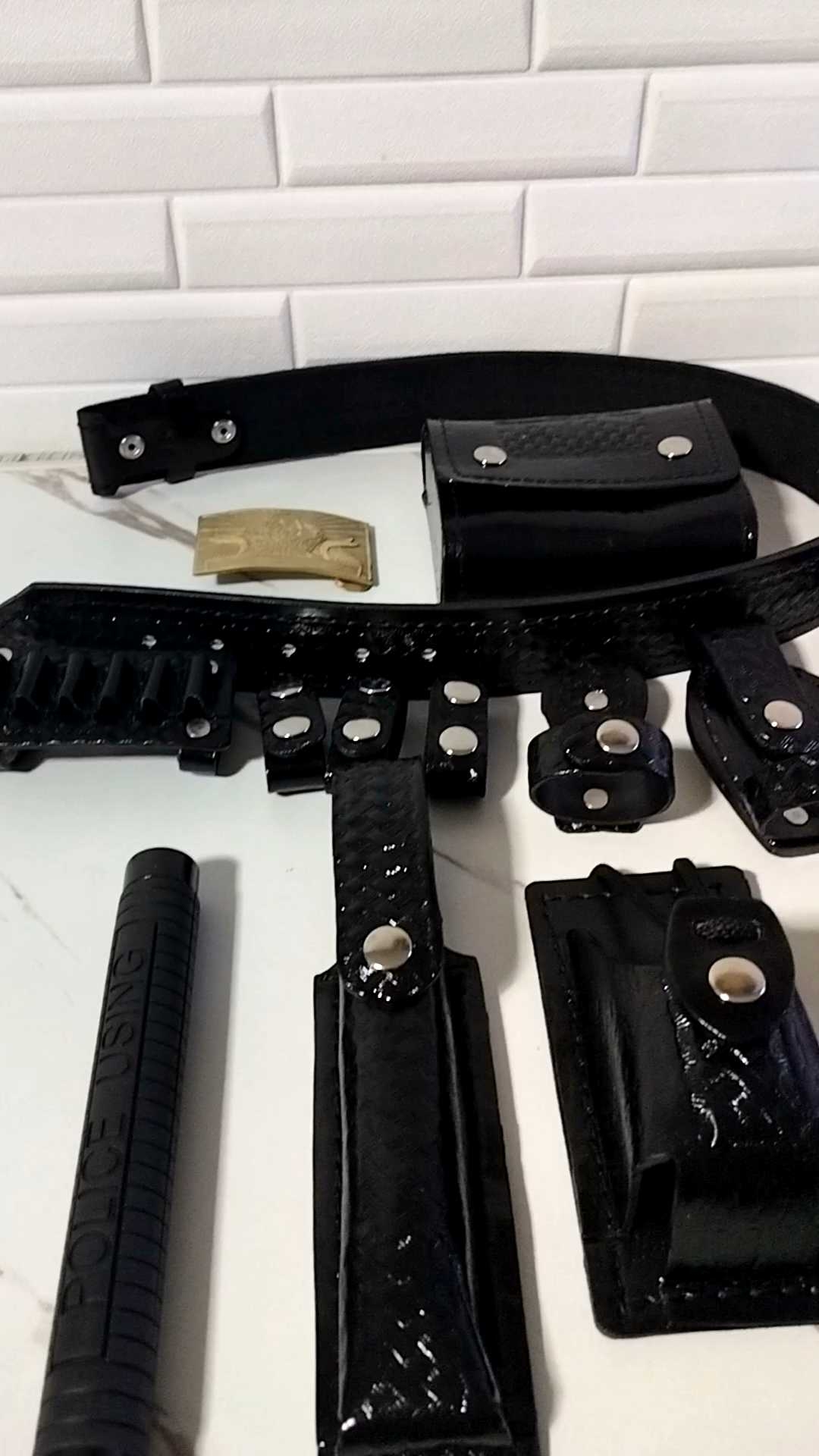 BELT COMPLETE SET LEATHER...FOR SECURITY GUARD | Lazada PH