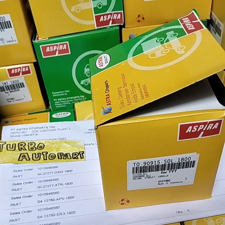 FILTER OLI OIL FILTER SOLUNA STARLET COROLLA THN 99-00 ALTIS MEREK ...