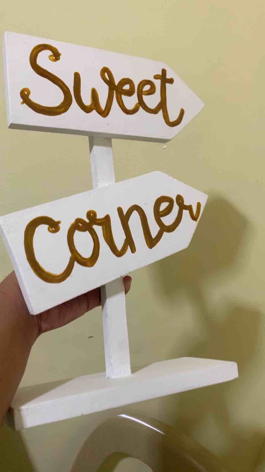 Wooden Signage for Table|Birthdays|Sweet Corner | Lazada PH
