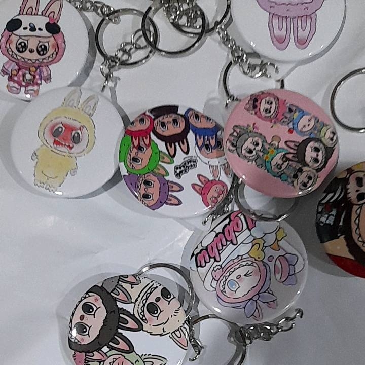 GANTUNGAN KUNCI LABUBU VIRAL ISI 12 PC / GANTUNGAN KUNCI LABUBU ...