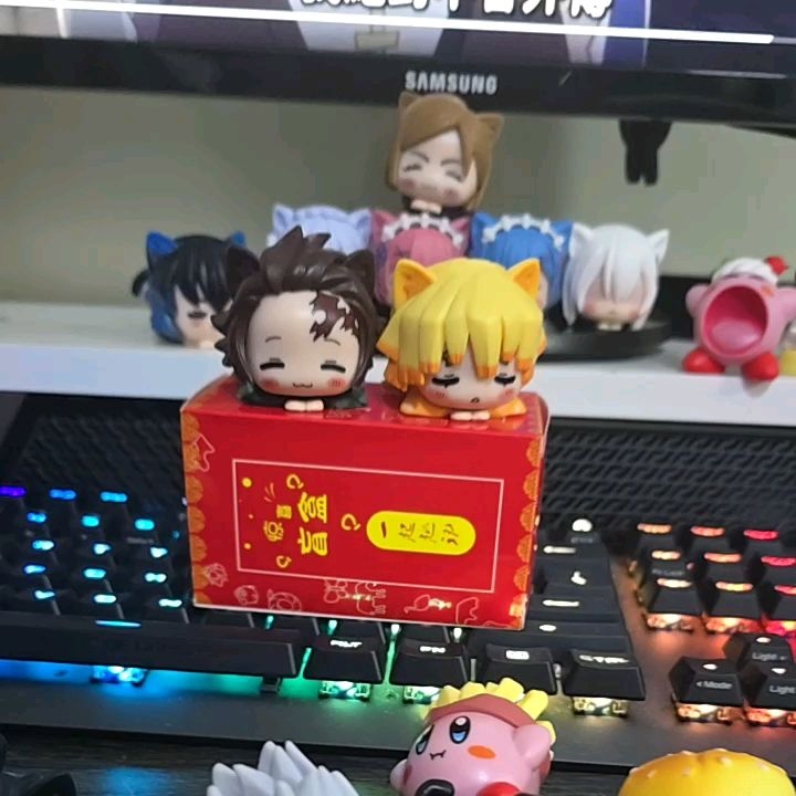 Demon Slayer🌑🌕ready stock 🇲🇾 Cute Cat Ohiruneko ver. Tanjiro figure ...