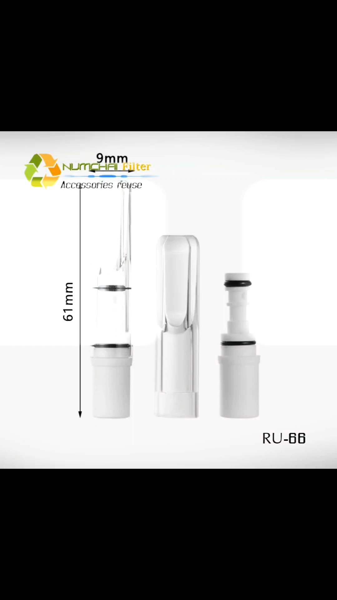 อุปกรณ์ดูแลช่องปาก RU 66 แบบถอดล้างได้ 10 แถม 2 ใส้กรองพลาสติก ใช้กับ ...