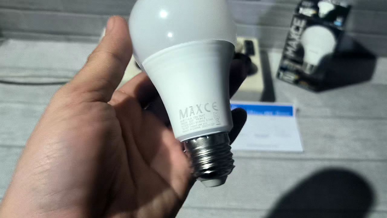 MAXCE Lampu Bohlam LED Bulb 12W 12 WATT Cahaya Putih Cool Daylight ...