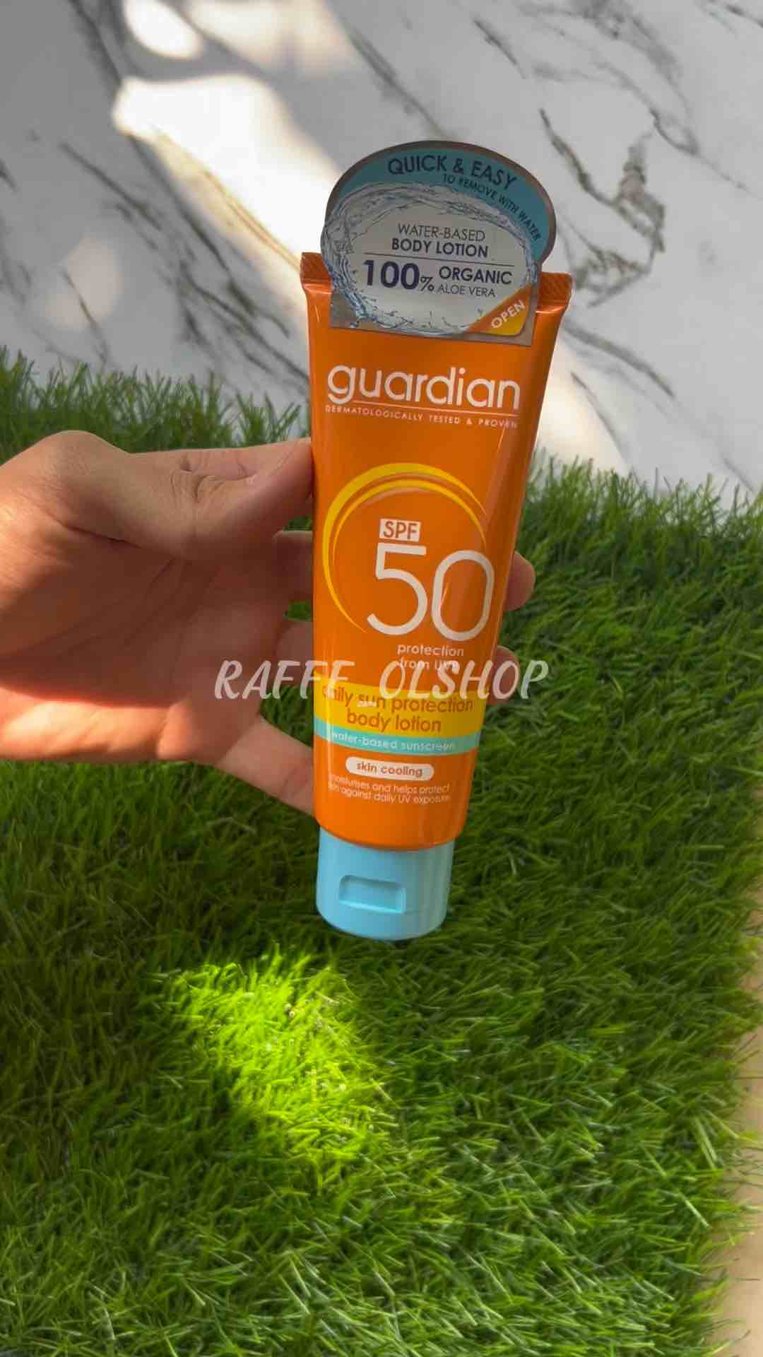 GUARDIAN DAILY SUN PROTECTION FACE CREAM 50 WATER BASED SUNSCREEN SKIN ...