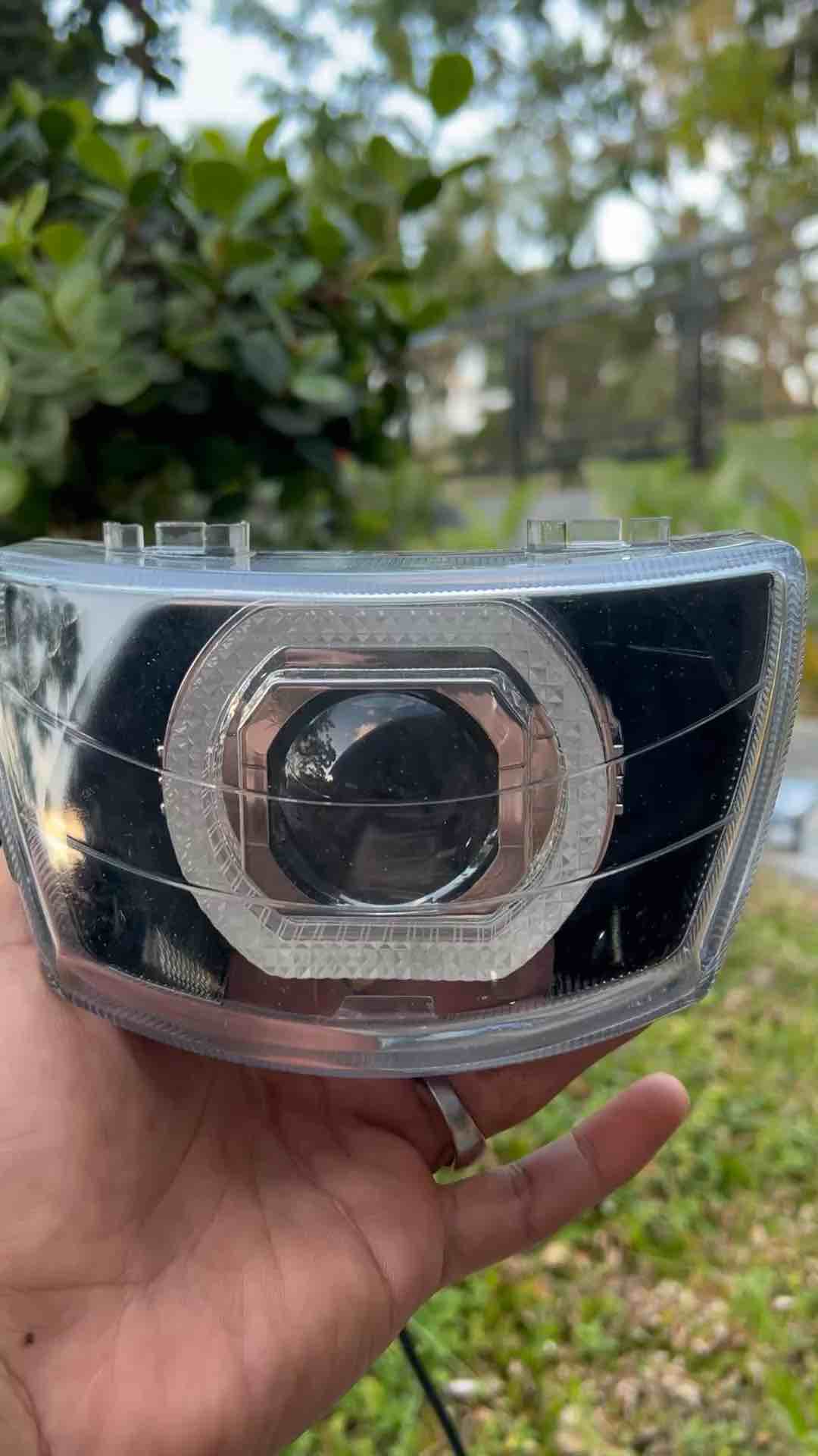 Lampu depan f1zr dan vega lama biled billed matrix RGB bluetooth ganti ...