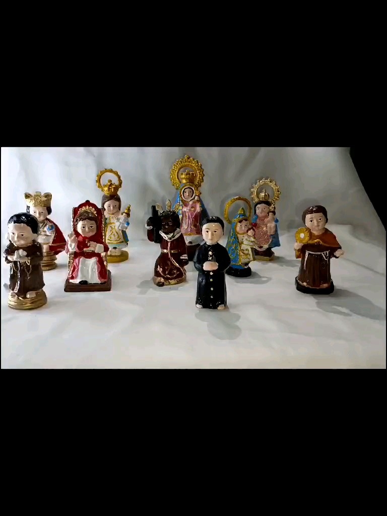 Chibi Religious Mini Statues 3.5 to 4 inches, Retablo included | Lazada PH