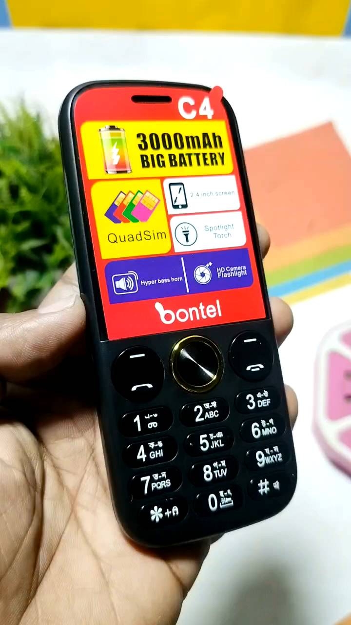 bontel C4 , 4 Sim supported , 3000mah 5C Power full battery | Daraz.com.bd
