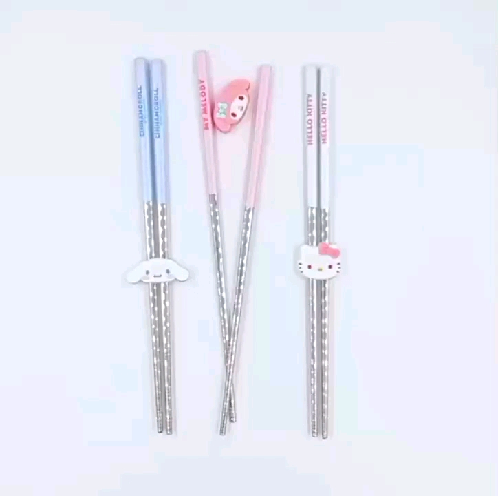 Sumpit Stainless Steel Sanrio / Sumpit Melody / Sumpit Import ...