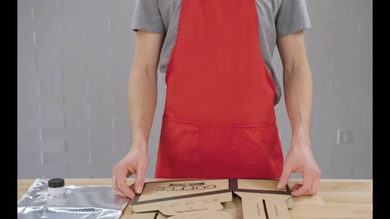 2pcs of 3L disposable cardboard thermal box for Hot Teh Tarik, Coffee ...