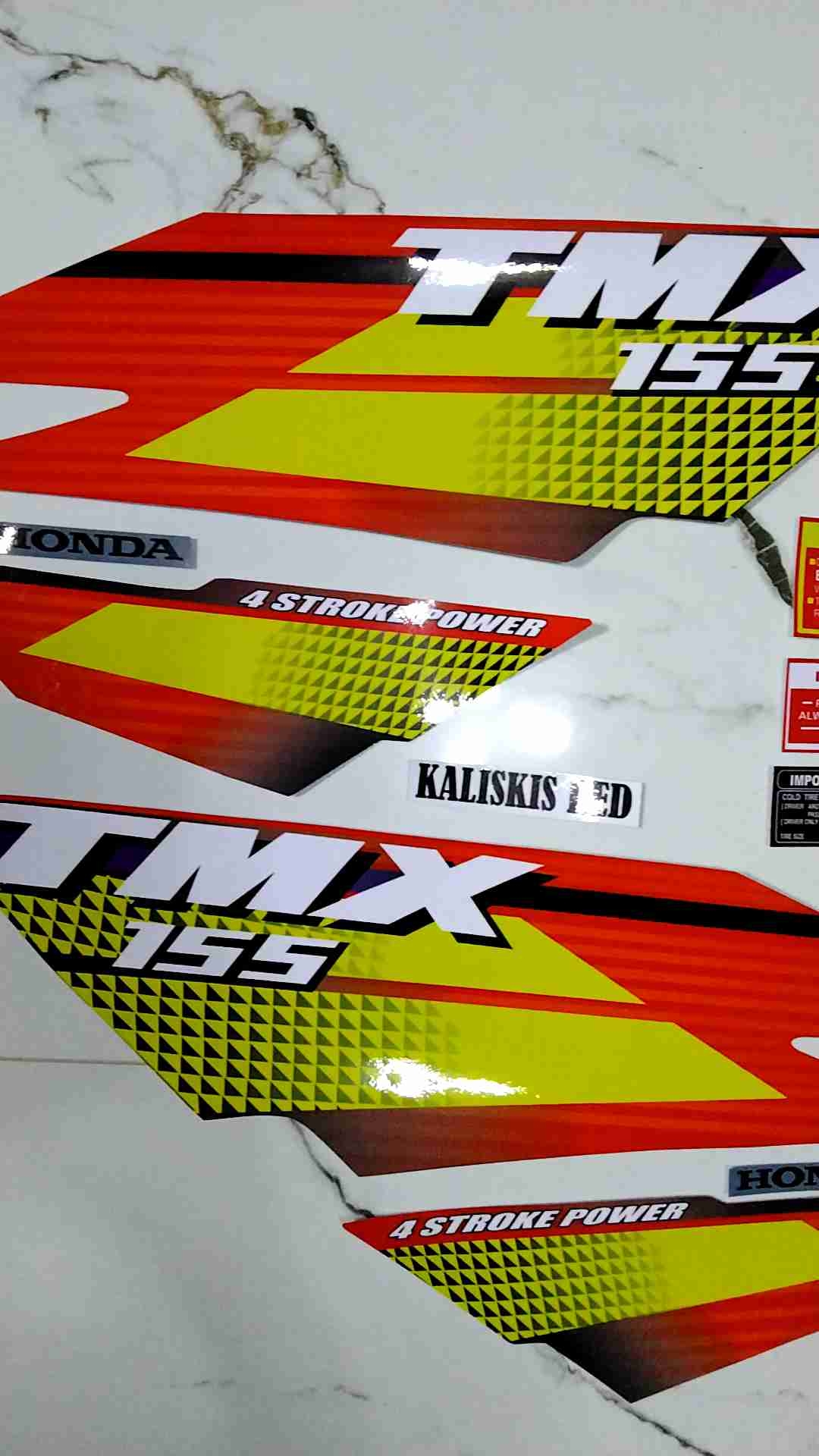 TMX Kaliskis 155 STOCK decals | Lazada PH