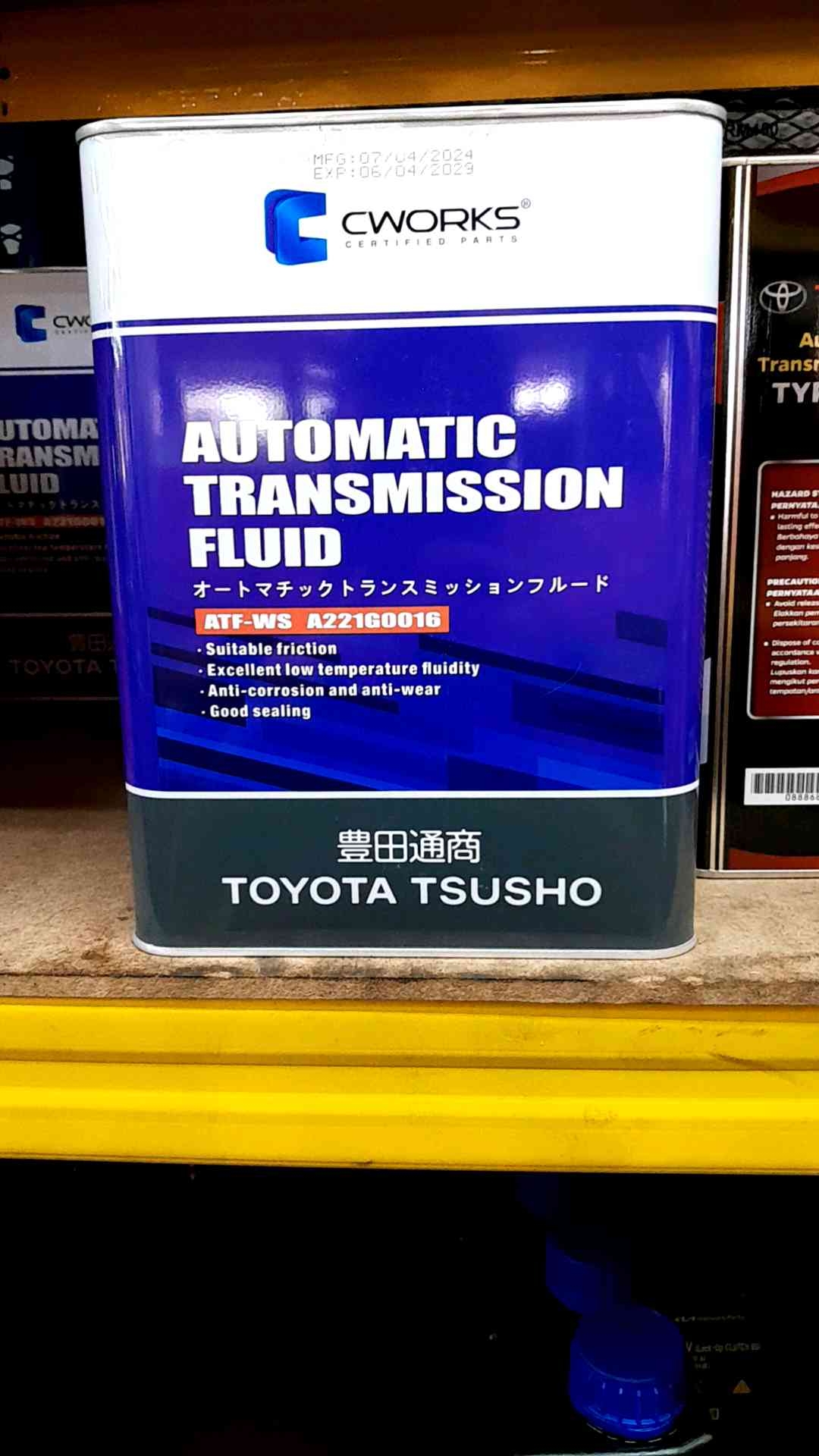toyota vios ATF WS gearbox oil Ncp 150 | Lazada